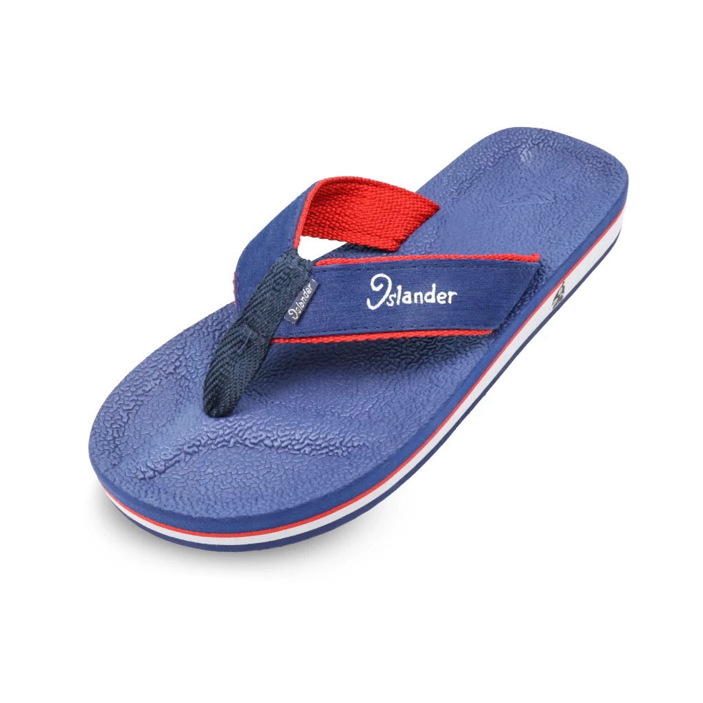 2300 Series Sandals (Flip Flops) - Marine Blue / Red – Islander